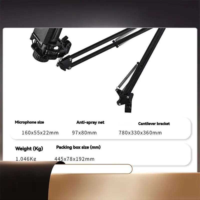 Zx85 1 16 Professional Microphone For Vocal Studio Recording Karaoke ...