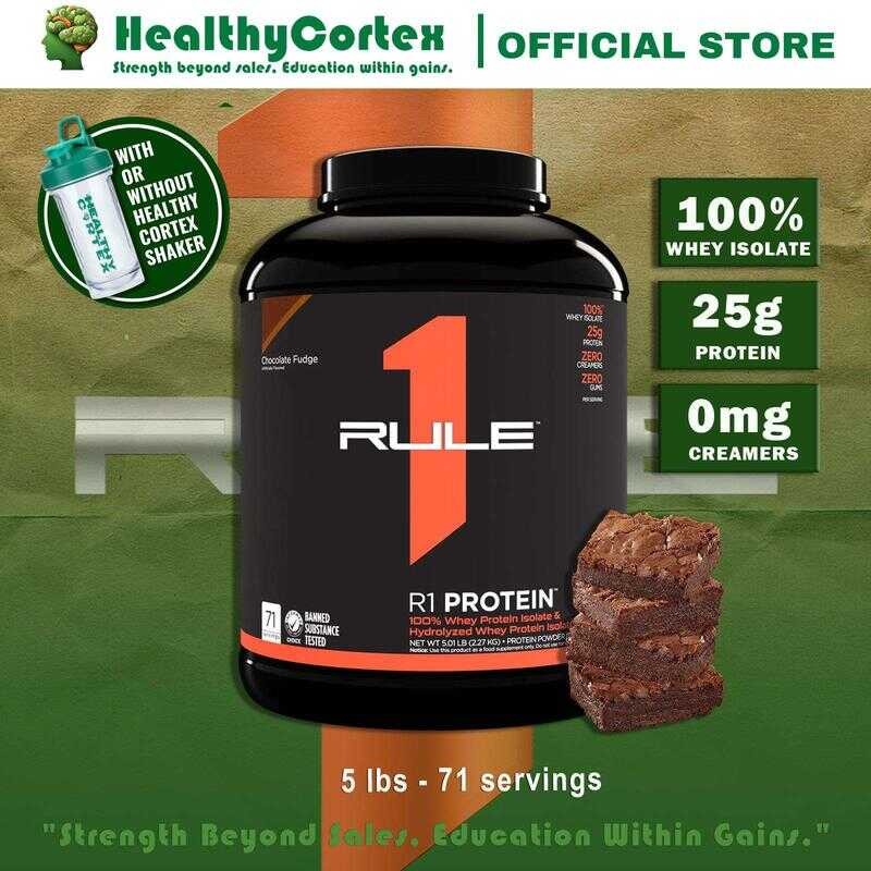 Rule 1 Whey Isolate And Hydrolysate Protein Powder 5 Lbs 52F | Shopee ...