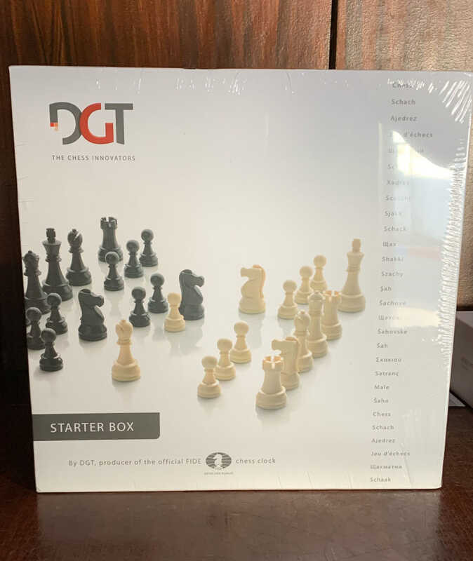 DGT Complete Chess Set Chessboard With Chess Pieces Starter Box ...