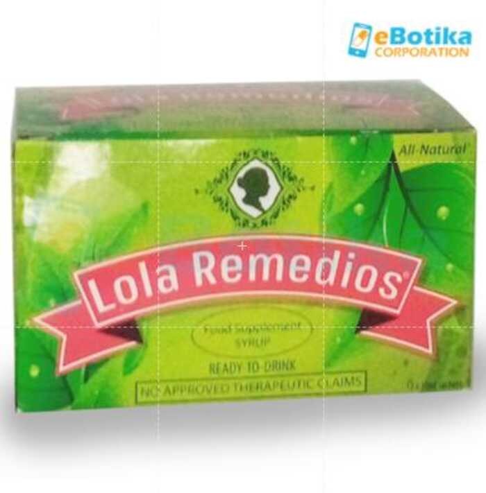 Remedios Lola Food Supplement Syrup 15Ml (12Pcs Sachet/Per Box) (12Pcs ...