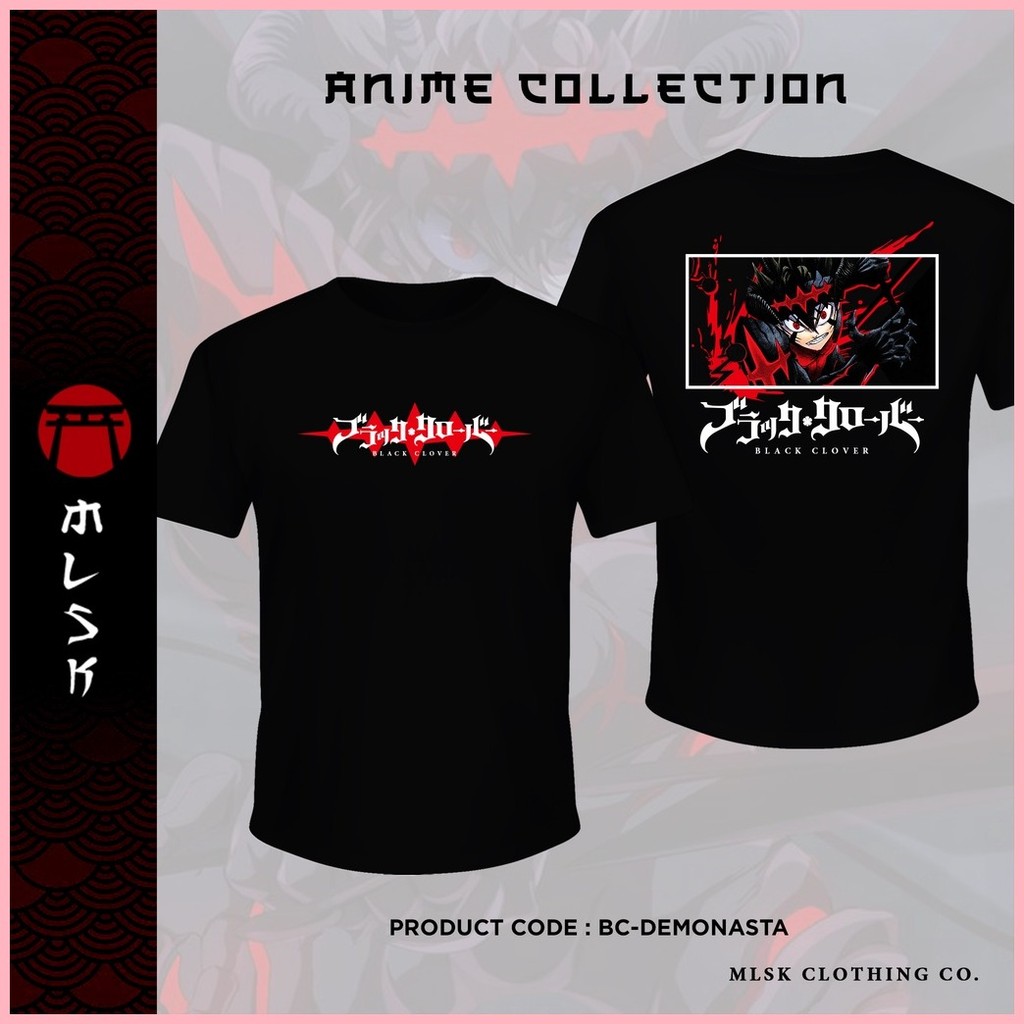 ASTA DEMON FUSION BLACK BULLS BLACK CLOVER T-SHIRT | BLACK BULLS | ASTA ...