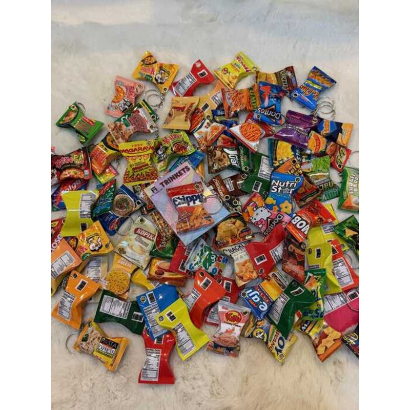 Idolfindsph Miniature Pinoy Snacks Trinket Keychain Filipino Food ...