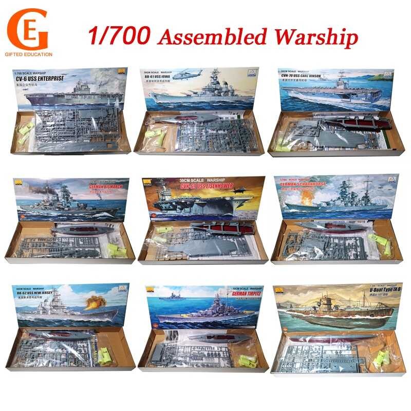 M 1/700 Scale USS Cvn69 Aircraft Carrier Assembly Model Kit Ww2 ...