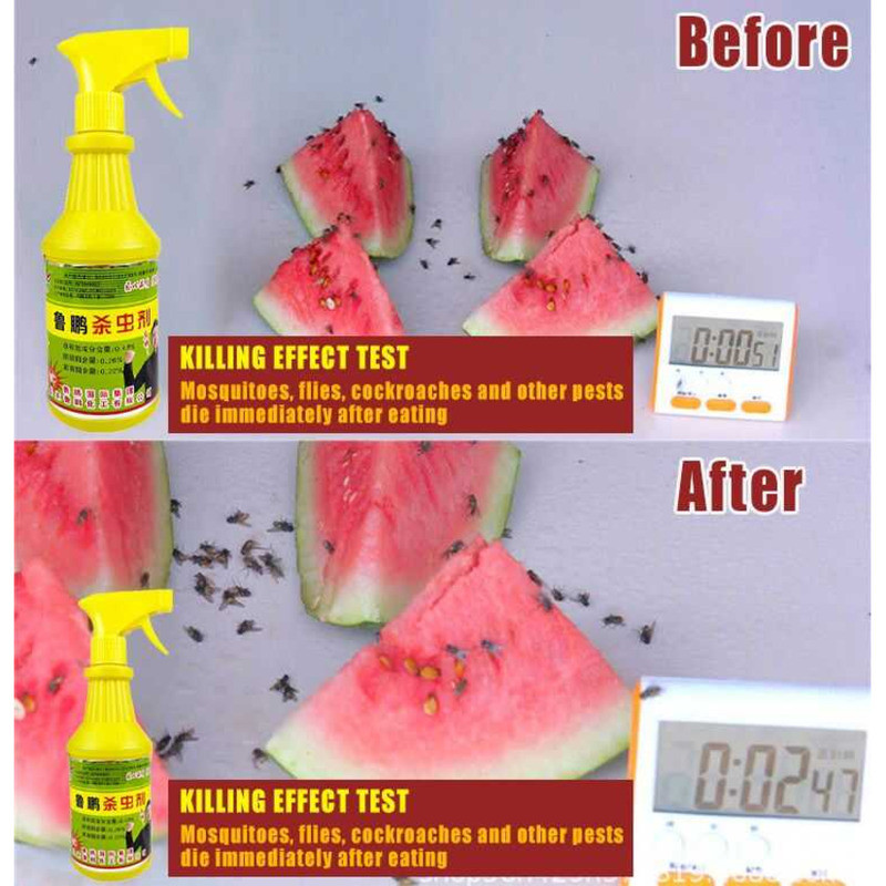 500Ml Killer Killing Bait Odorless Insecticide Aerosol To Kill ...