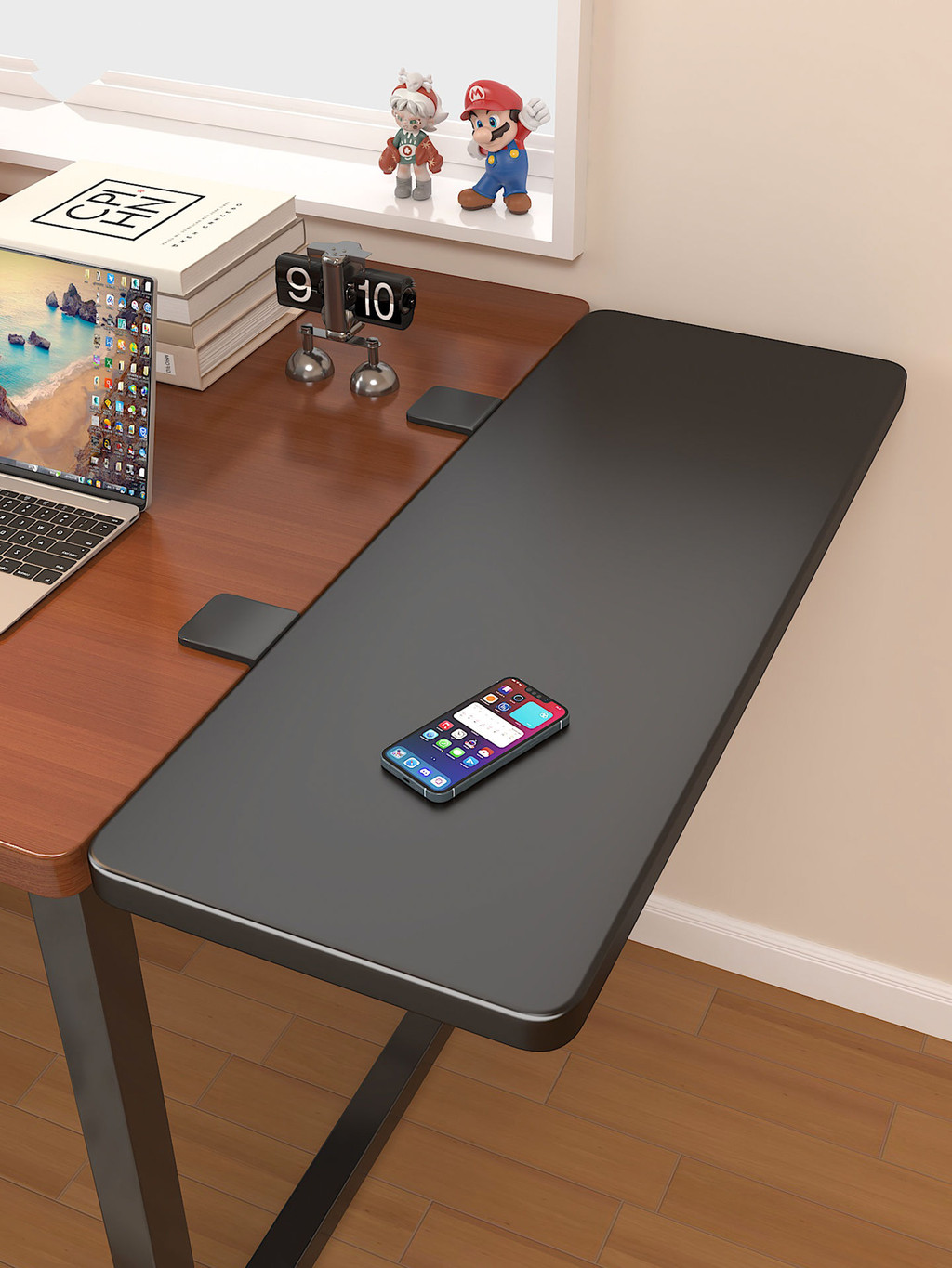 Desktop Extension Board Foldable Table Extension Board Without Punching ...