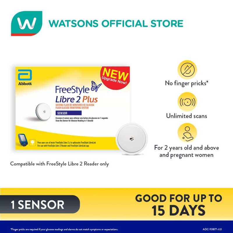 FREESTYLE Libre 2 Plus Flash Glucose Monitoring System (Sensor) 7Af 823 ...