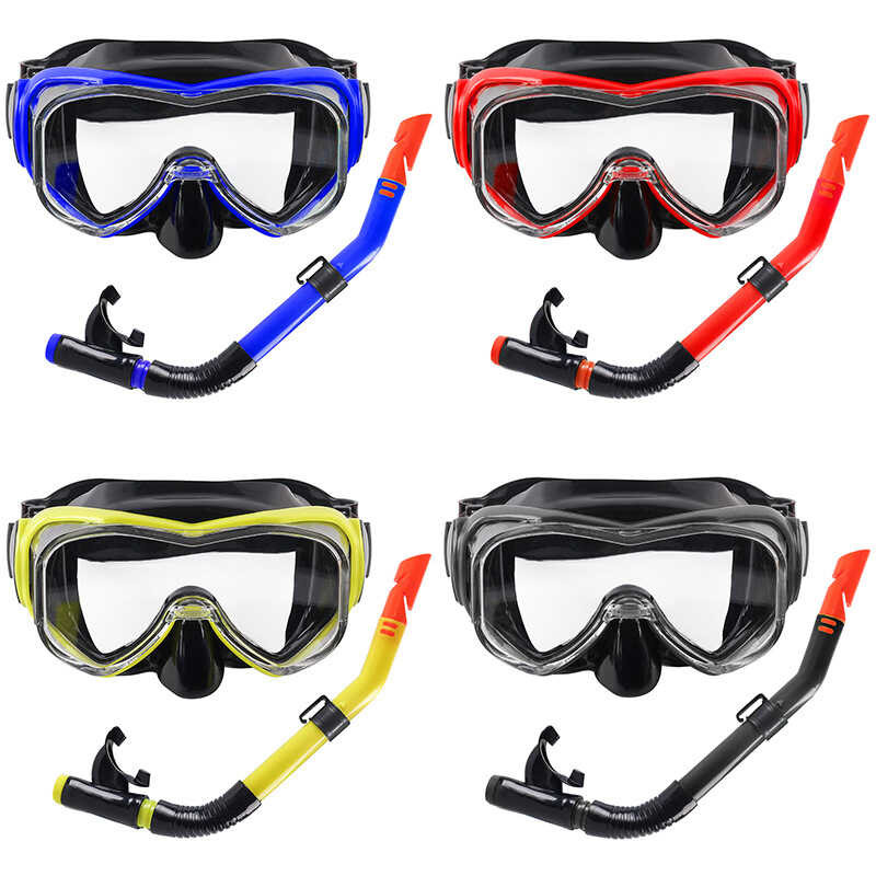 HD Diving Goggles Snorkeling Diving Set For Men And Women Adult Large ...