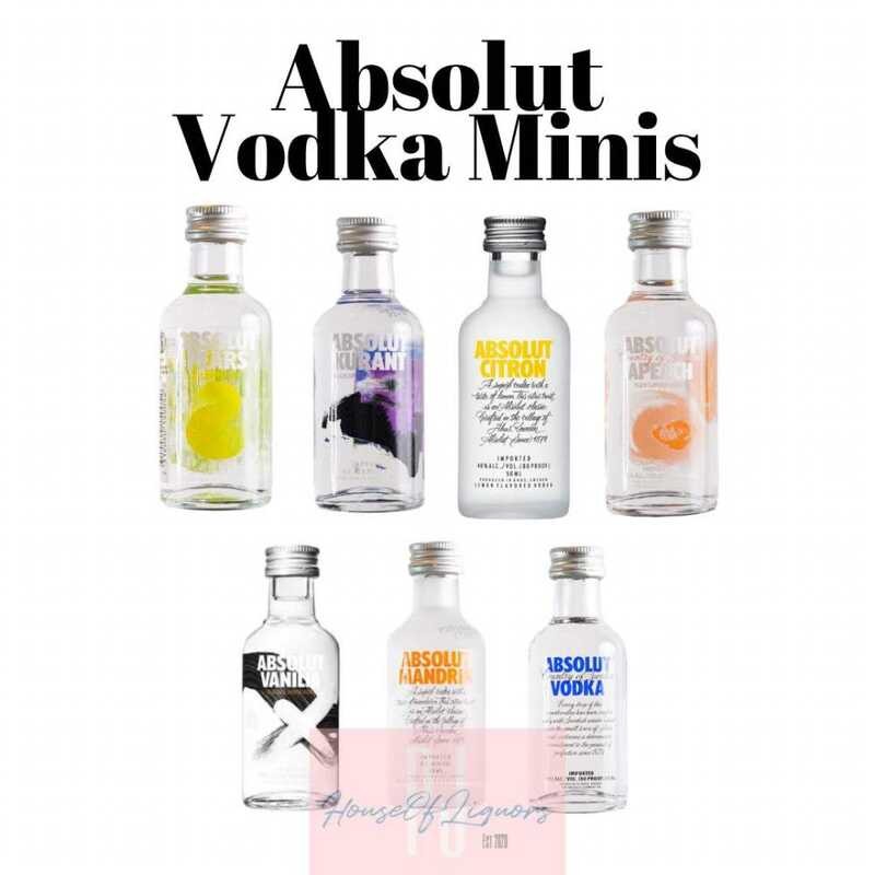 Absolut Vodka Mini Liquors 50Ml ( Glass Bottle) Zjy | Shopee Philippines