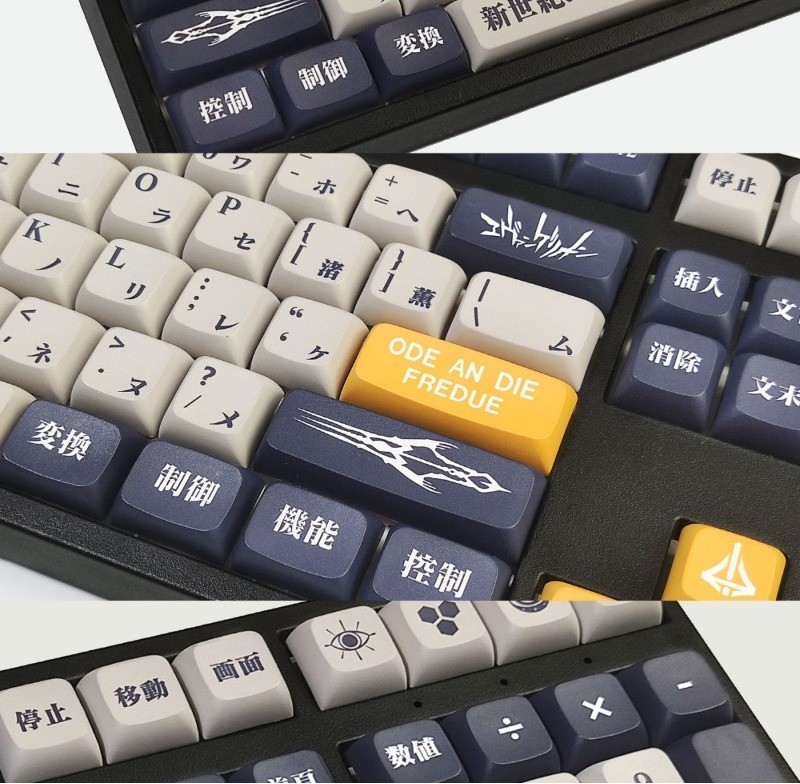 EVA-13 Keycap EVA-01 XDA Profile 134 Keys PBT Five-sided Dye ...