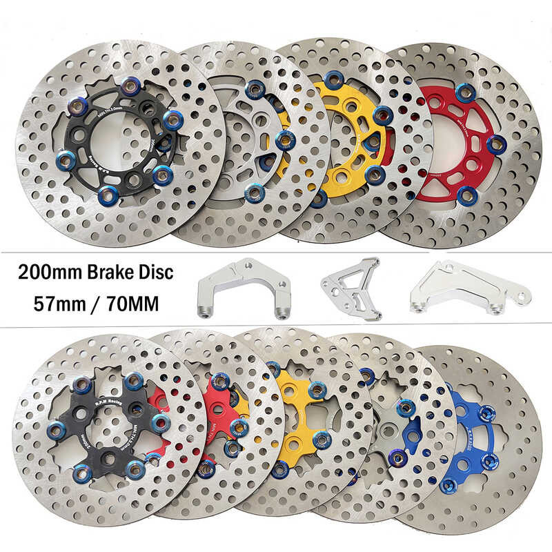 200Mm RPM Disc Brake 3 Hole 57Mm 70Mm Motorcycle Floating Disk Rotor ...