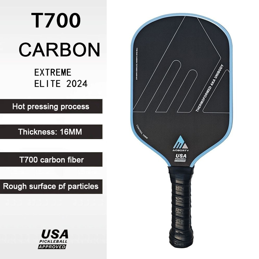 Hot Pressing 16MM Pickleball Paddles Ultralight T700 Carbon Fiber ...