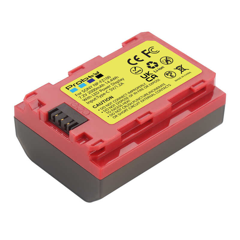 NP-FZ100 Replacement Battery with Type-C Fast Charging Touch Screen ...