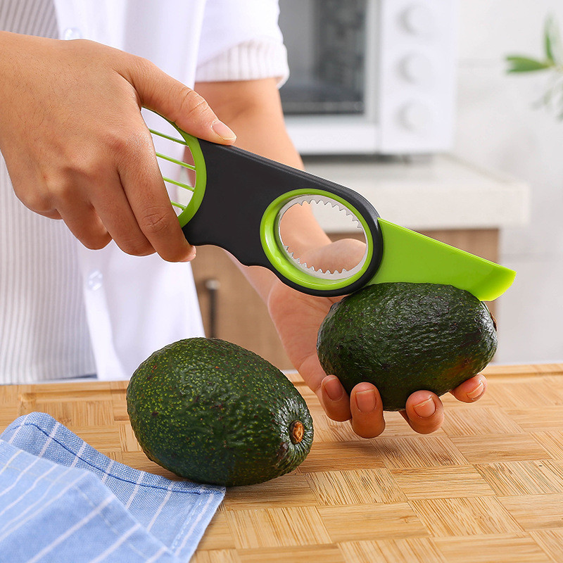Three-in-one avocado cutter, multifunctional avocado stone remover and ...