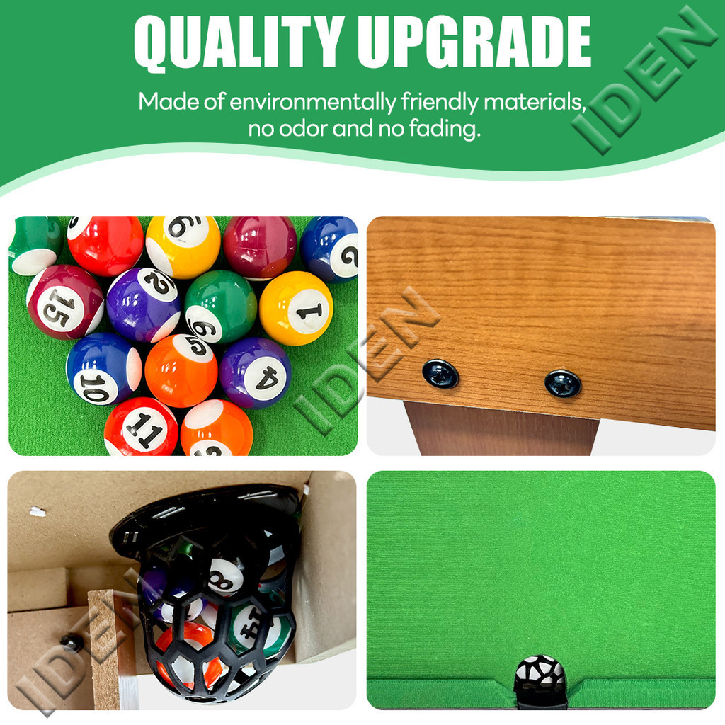 Mini Billiard Table Set For Kids Wooden Tabletop Pool table Set With ...