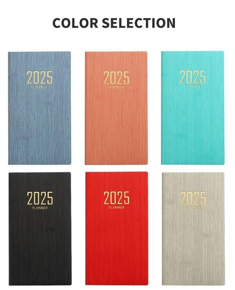 Ossayi Portable 2025 Daily Weekly Planners A6 Schedule Notebooks ...