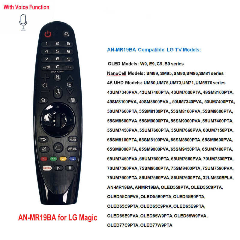 LY UniverSAl LAHAt Ng MAgic Remote Control. New Voice MAgic An-Mr18bA ...