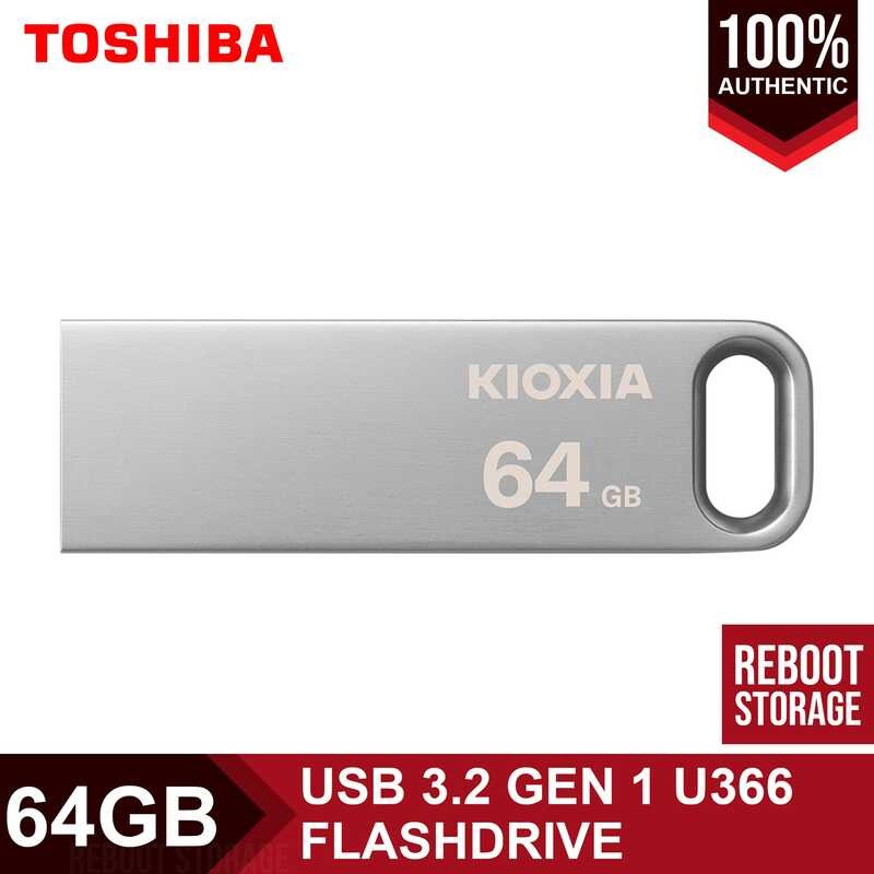 KIOXIA Toshiba TransMemory U366 USB 3.2 Gen 1 flash drive 64GB LU366S064GG4 | Shopee Philippines
