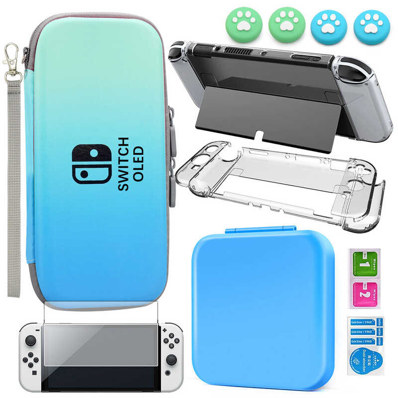 D1 Nintendo OLED Accessory Gift Switch Protection Set Storage Pack ...