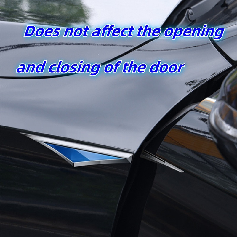 2Pcs Geely Car Body Metal Sticker Side Emblem Non-destructive ...