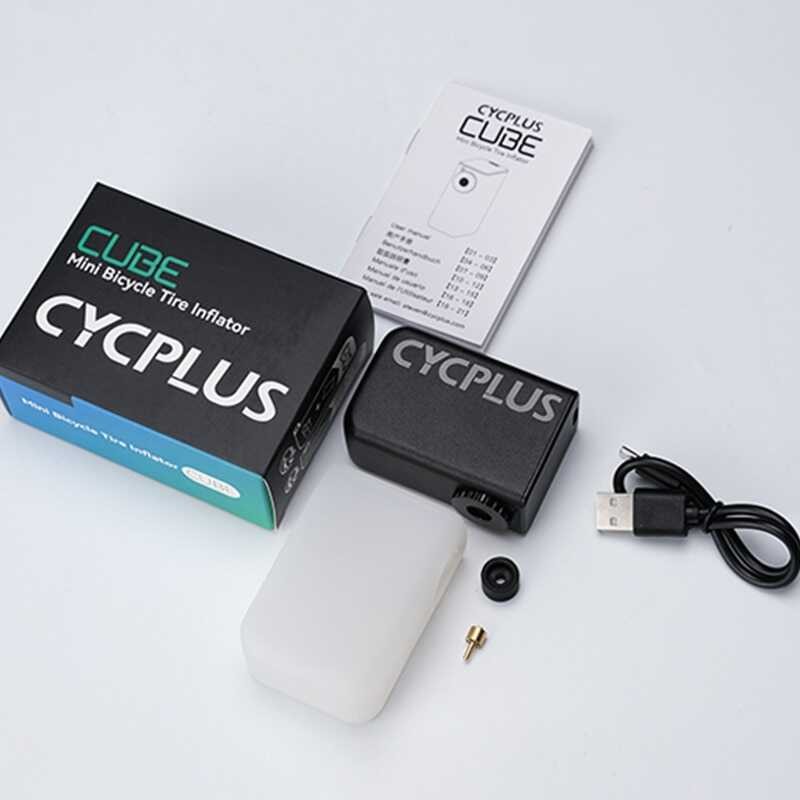 Bicycle Mini 100PSI Aluminum Cube Pump Tire Iator Schrader Vae ...