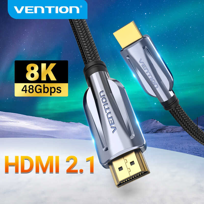 2.1 Vention 4K/120Hz 3D High Speed 48Gbps For Ps4 Splitter Switch Box ...