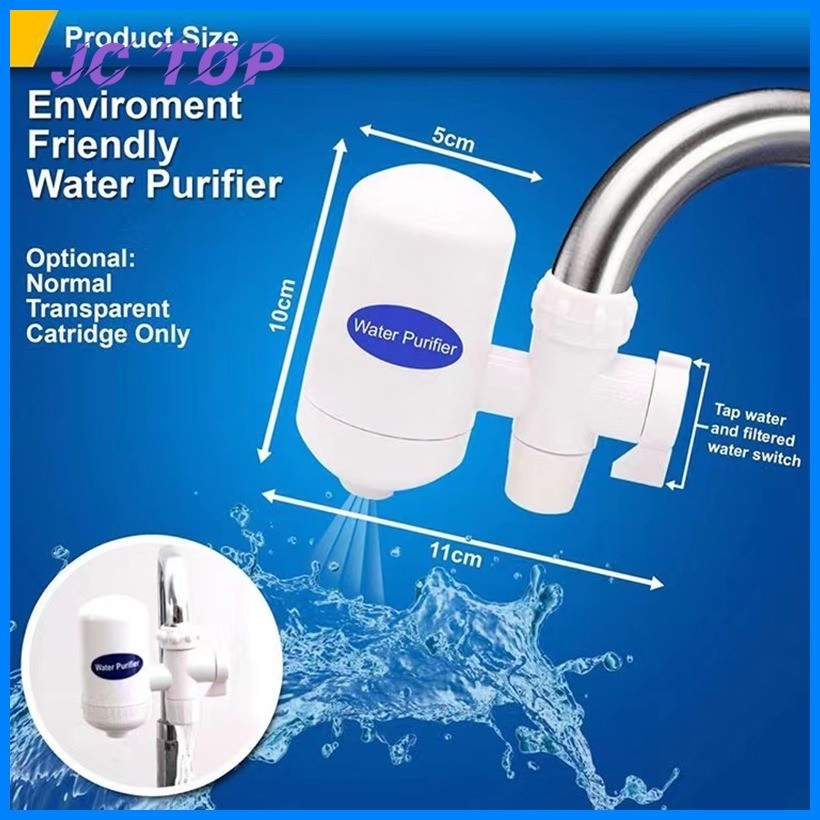 JcTop Carbon Water Tap Filtration System For Hard Water Easy Installation Water Purifier Fo ...