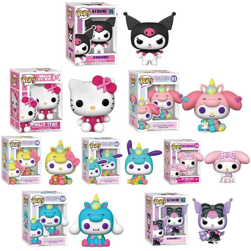 2024 Pop Sanrio Action Figure Anime Figures Kuromi My Melody ...