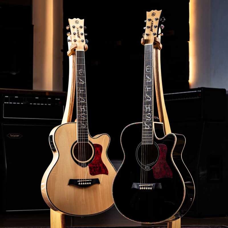 01 40' MAVEY Inches Acoustic Guitar With 400 TEQ Pickup/Tuner And ...