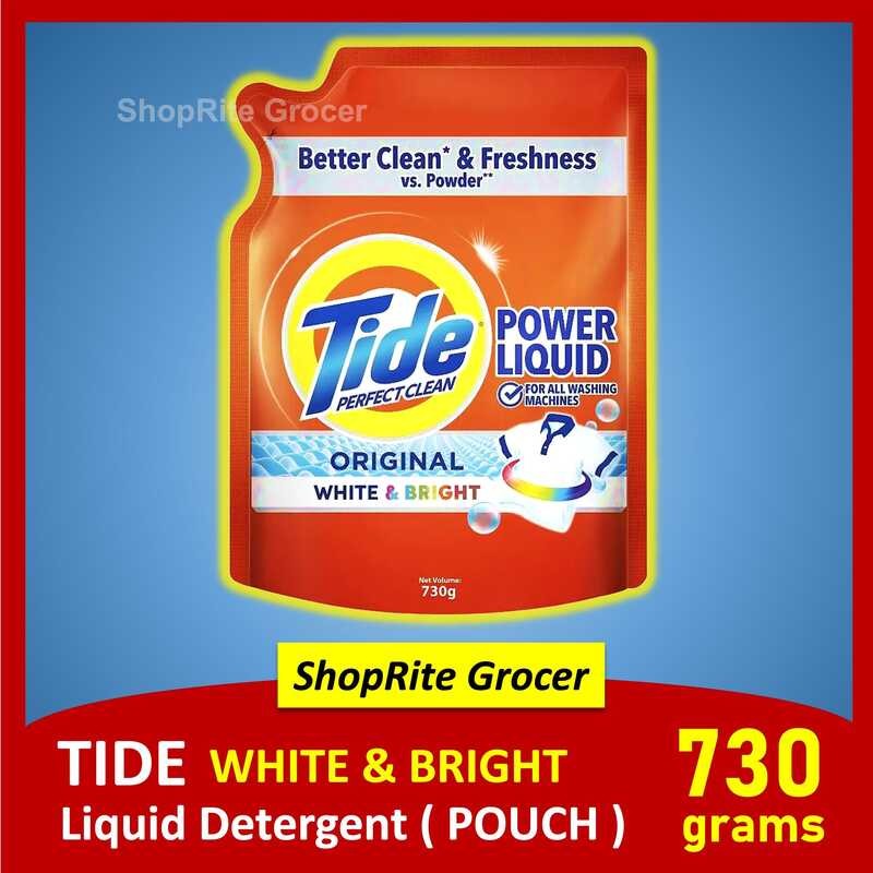 Tide Original White & BRIGHT Power Gel Liquid Laundry Detergent ...