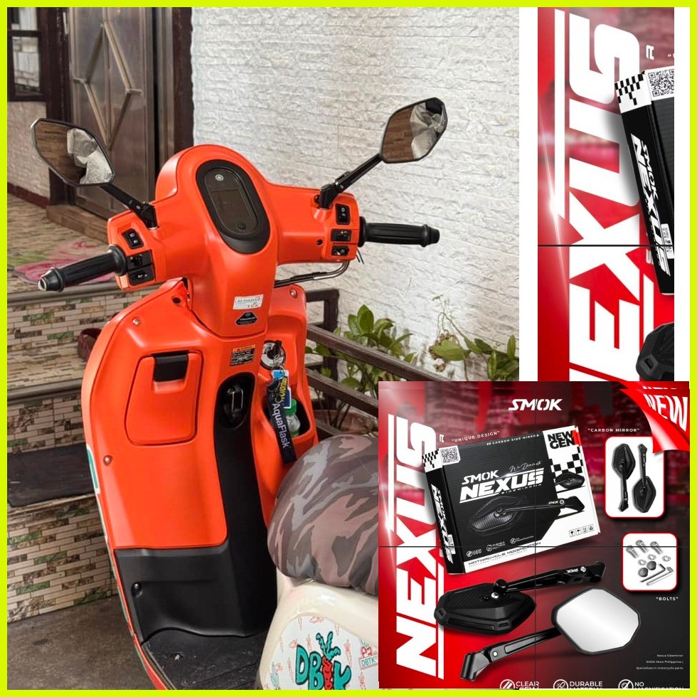 SMOK Nexus Motorcycle Side Mirror Universal | Shopee Philippines