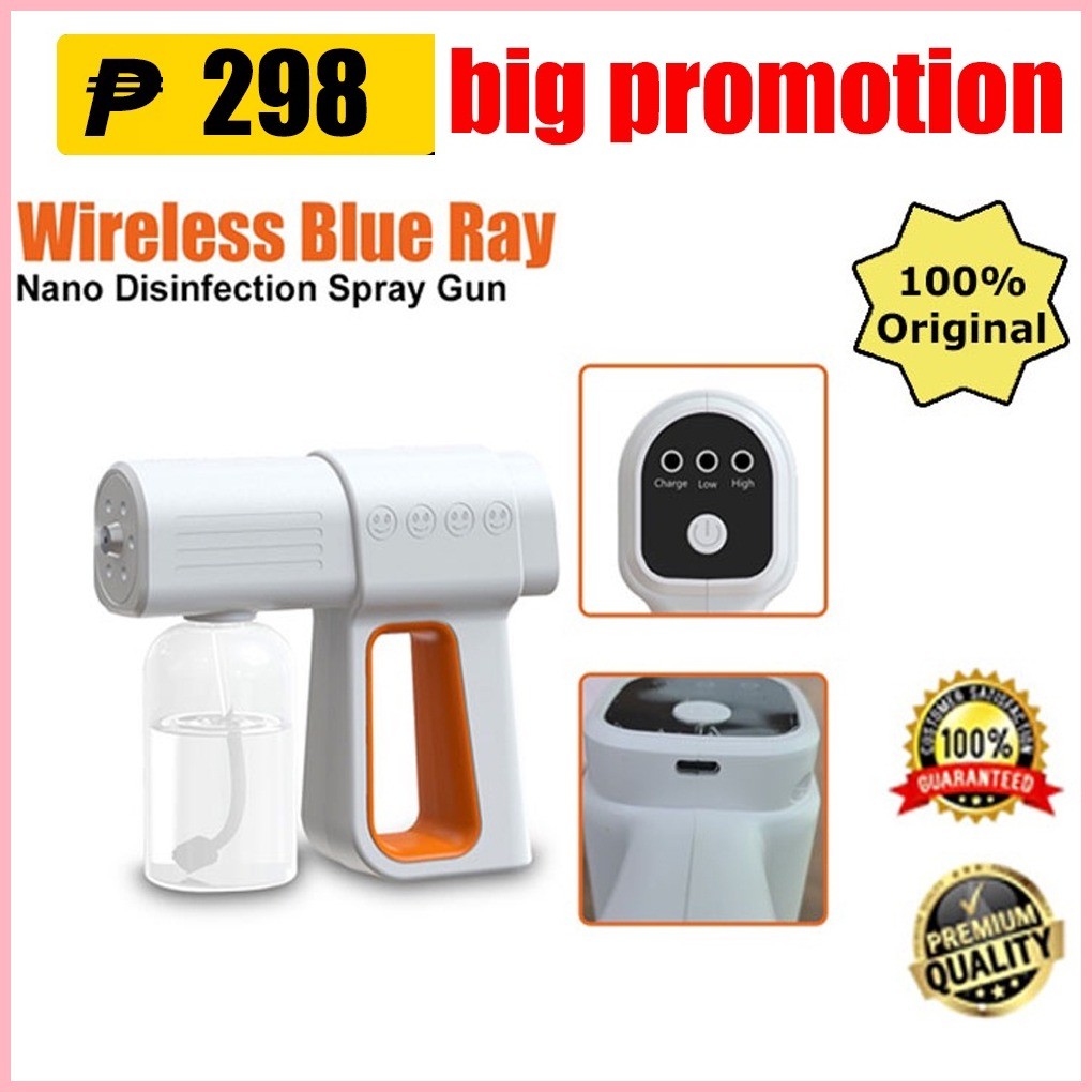 yoshimise 380ml Wireless Nano Atomizer spray Disinfection spray Gun ...