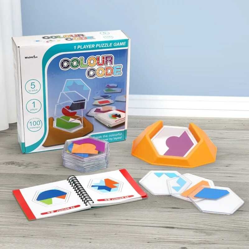Interactive Educational Toy 100 Challenge Color Code Puzzle Game Gamit ...