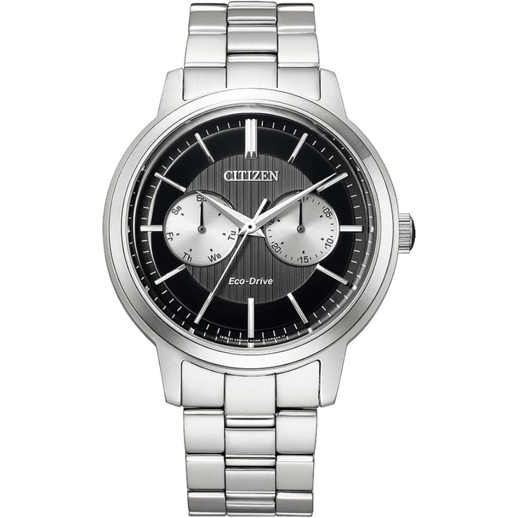 JDM WATCH Citizen/Solar Week Date Waterproof 100 M Stainless Steel ...