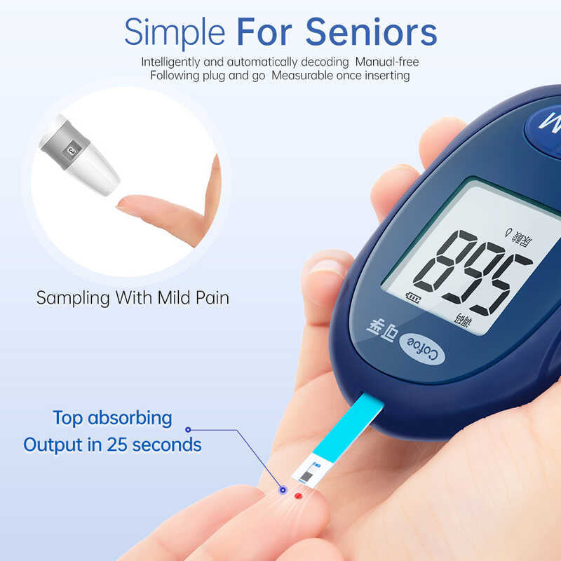 Ua03 Cofoe Uric Detector High Precision Home Gout Self-Test Medical ...