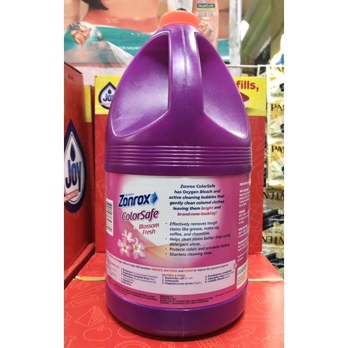 Zonrox Color Safe Bleach Blossom Fresh 3600mL | Shopee Philippines