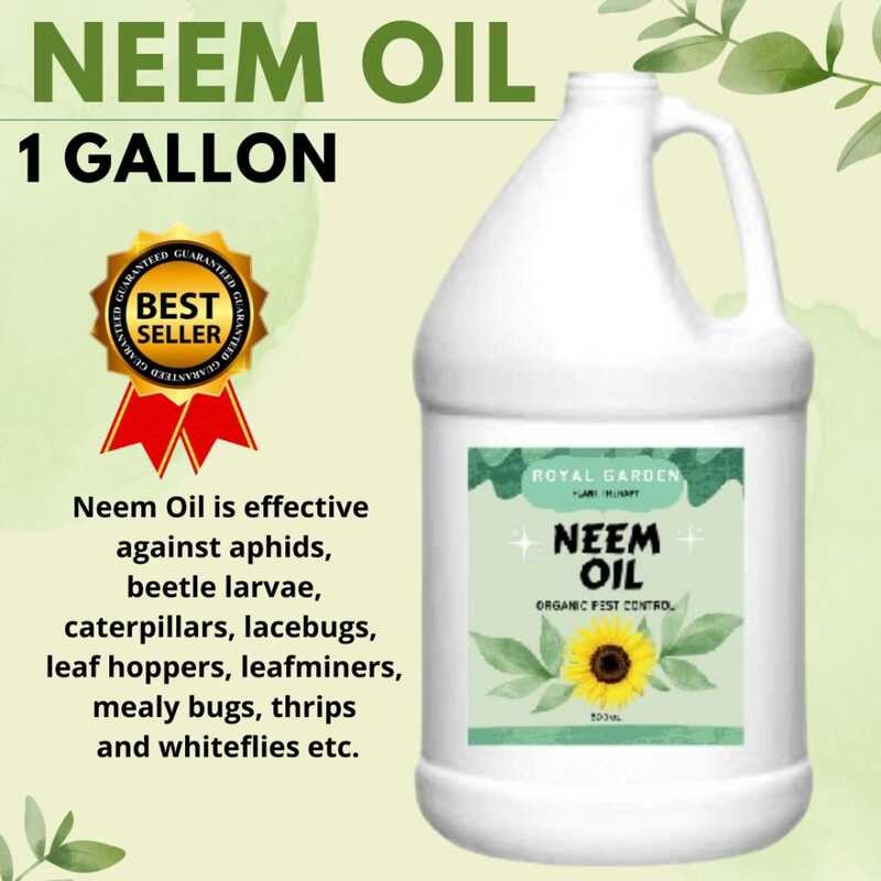 ROYAL GARDEN Gallon, Oil, Neem Oil Organic Pesticide, Garden Sprayer ...