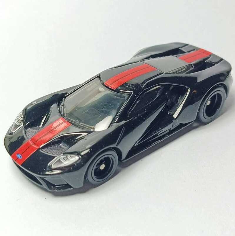 Hotwheels Ford GT Supercar Jilenuo Black Rubber Tires Iron Base FORD GT ...