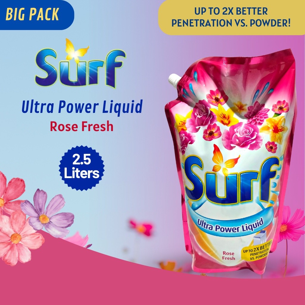 Surf Ultra Power Liquid Rose Fresh Up to 2x Better Penetration vs ...