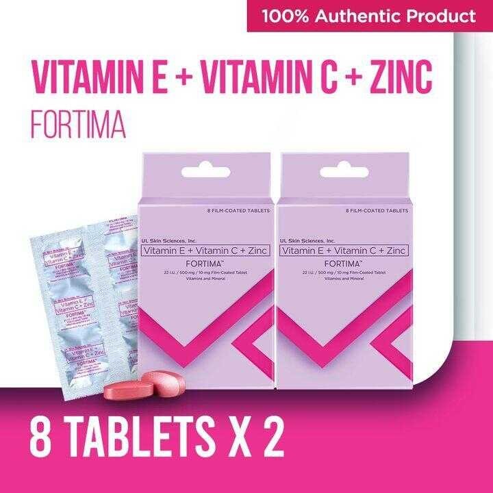 Fortima IMMUNITY Trial Bundle (Vitamin C + Zinc Vitamin E) 8S Box (2 ...