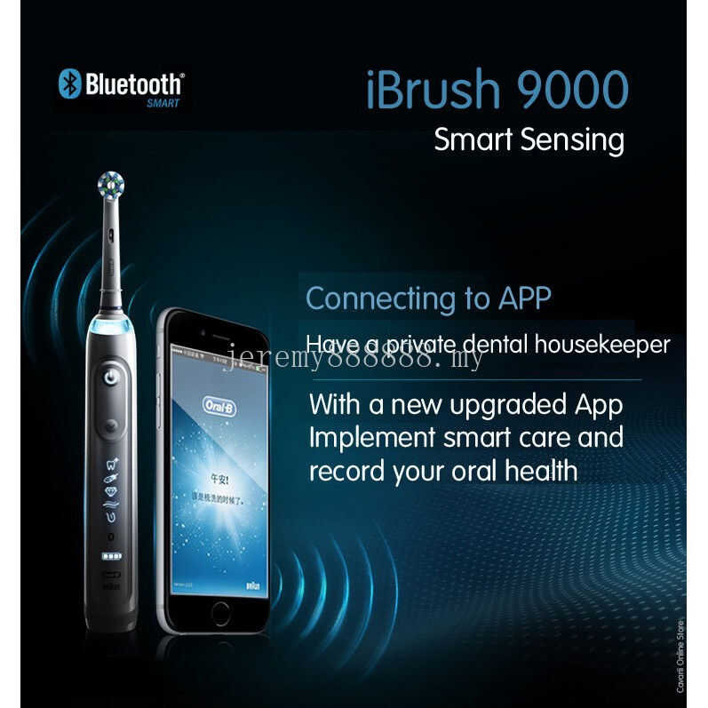Oral-B Ibrush 9000 Plus Electric Bluetooth Toothbrush With Pressure ...