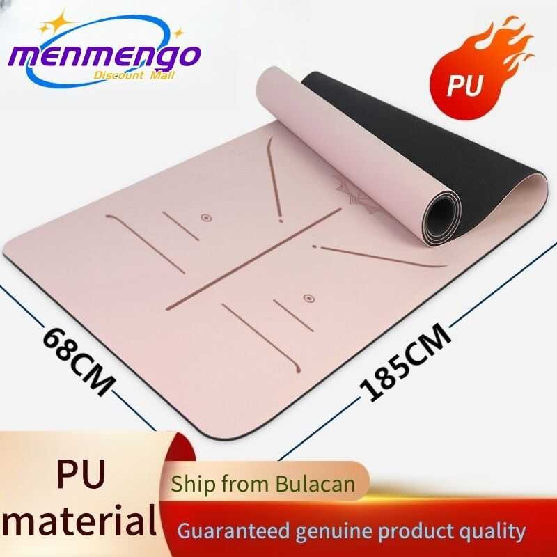 Custom Yoga Line Mat Pu-Rubber With Alignment 65979 F5 | Shopee Philippines