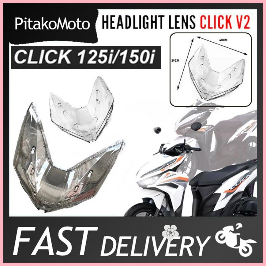 HONDA Click 125i/150i V2 V3 Headlight Lens Motorcycle lens Click ...