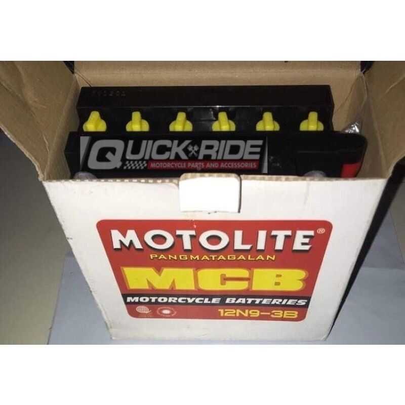 Motolite 12N9-3B Motorcycle Battery For Barako MCB (Battery SOLUTION ...