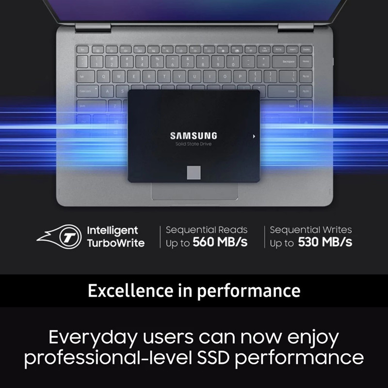 Super Samsung 870 EVO SATA3.2 Solid State Drive 500GB 1TB 4TB 2.5-inch Super SSD New | Shopee ...