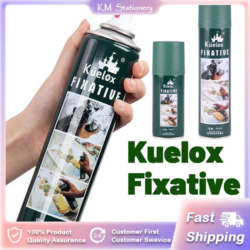 Kuelox Fixative For Artist Sketching Supplies Carbon Painting Pastel ...