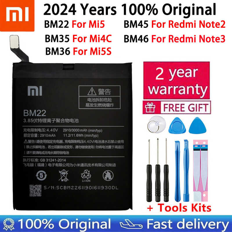 Bm22 Bm35 Bm36 Bm45 Bm46 Battery For Xiaomi Mi 5 4C 5S Mi5 Mi4c Mi5s ...