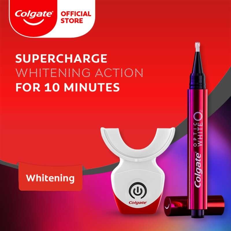 COD 2024 COLGATE Optic White O2 Teeth Whitening Kit ning | Shopee ...