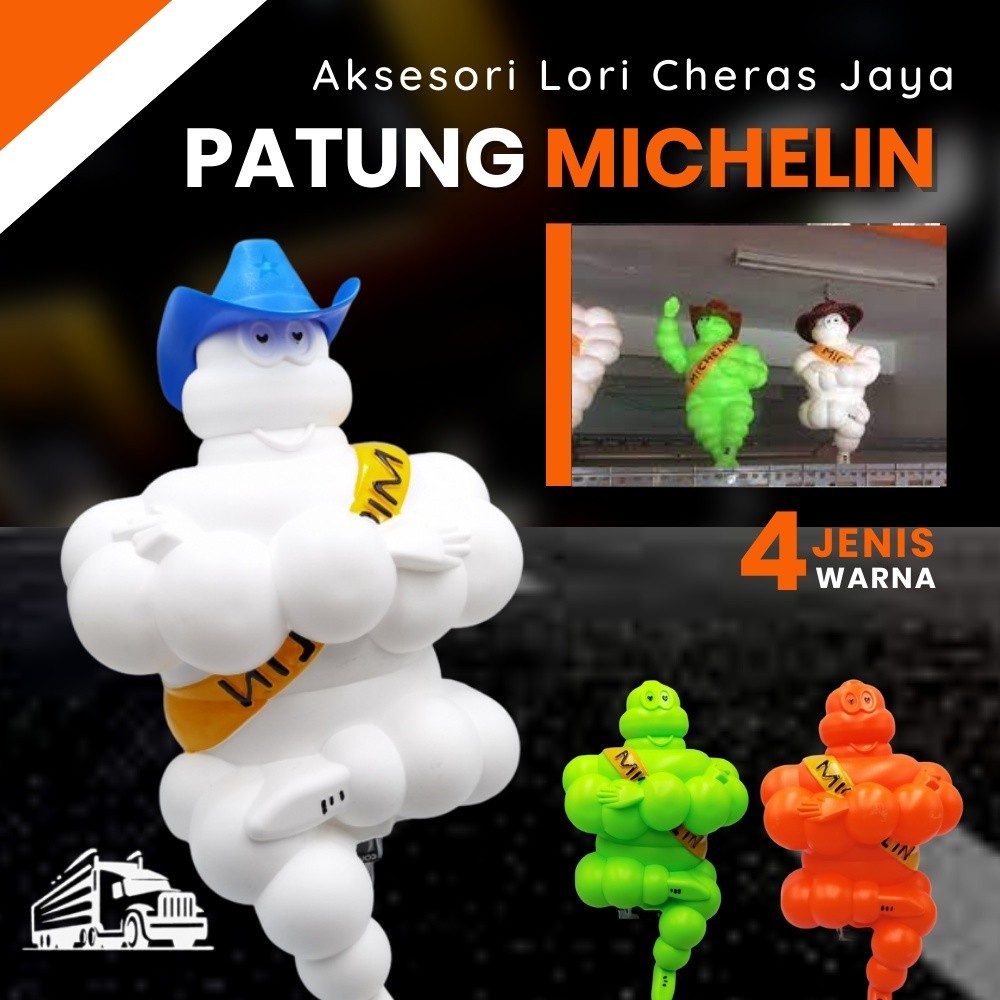 AKSESORI LORI MICHELIN 5INCH / 14 INCH / 17 INCH PATUNG MICHELIN LORI ...