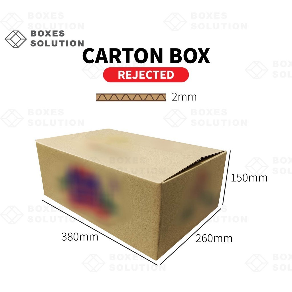 VBS Rejected Box Packaging Box Packing Box Carton Box Paper Box Kotak ...