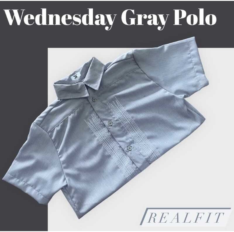 Fit Ready Real Wear Deped Wednesday Uniform For Male/Gray Polo (Small ...